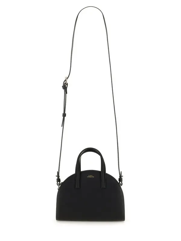 A.p.c. Demi-lune Tote Bag Small - Black