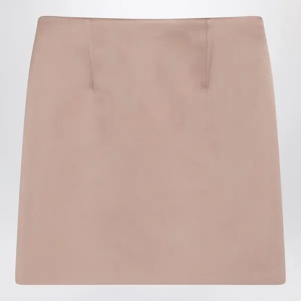Chloé Short Satin Pencil Skirt - Pink