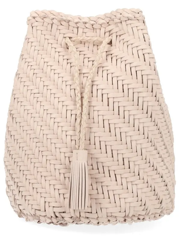 Dragon Diffusion Borsa Pompom Double Jump Tan - Cream