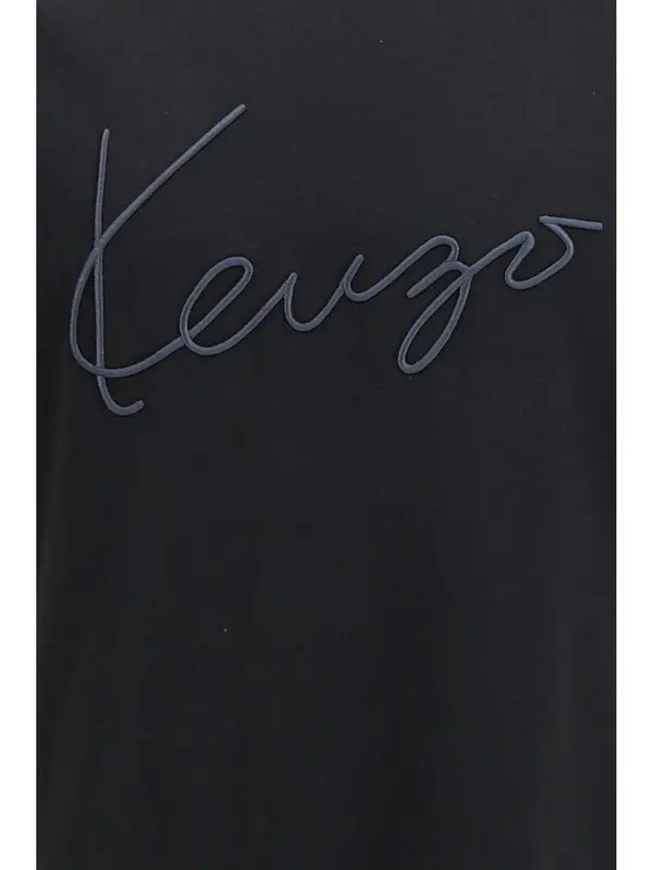 Kenzo Embroidered Signature Cotton T-shirt