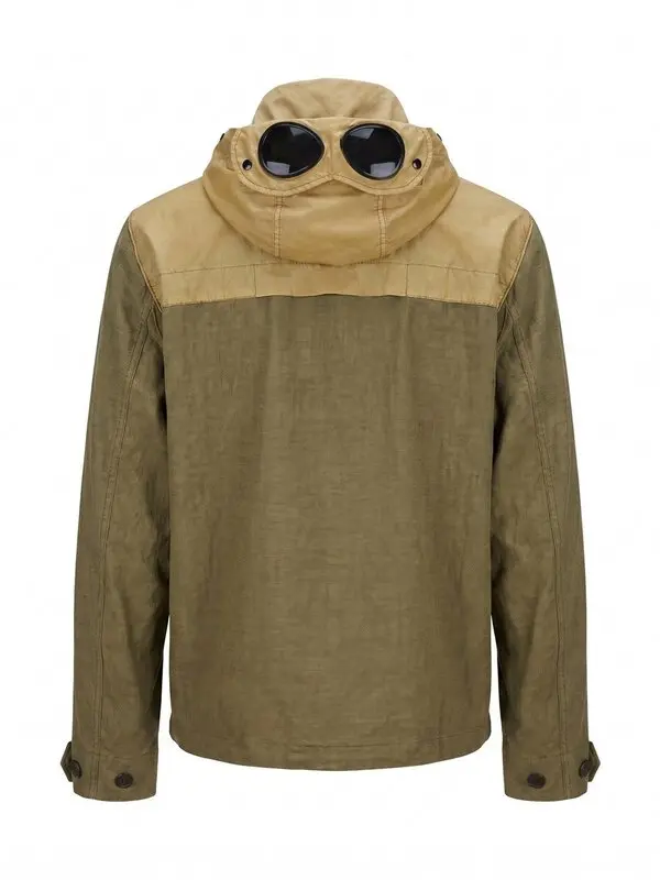 C.P. COMPANY Garment Dyed Hooded Jacket