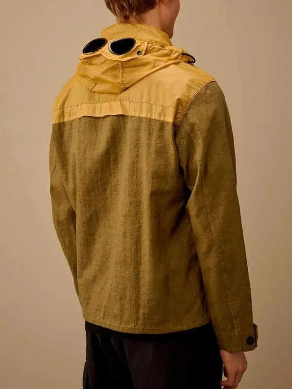 C.P. COMPANY Garment Dyed Hooded Jacket