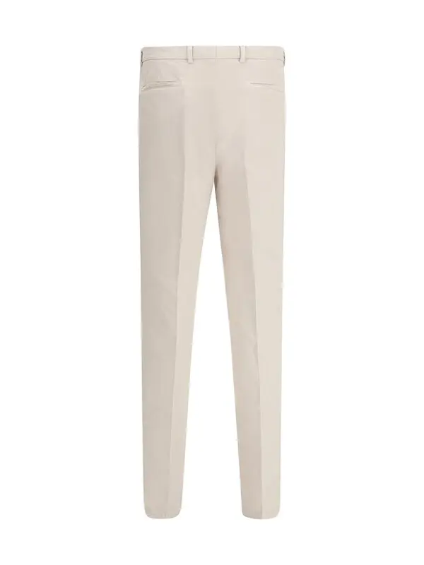 Brunello Cucinelli Cotton Trousers - Multicolor