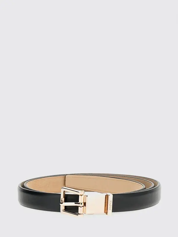 Max Mara Leather Belt - Black