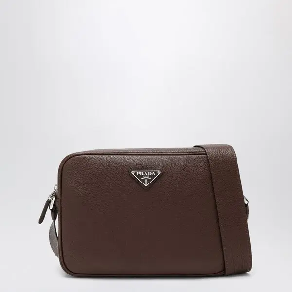 Prada Leather Crossbody Bag - Brown
