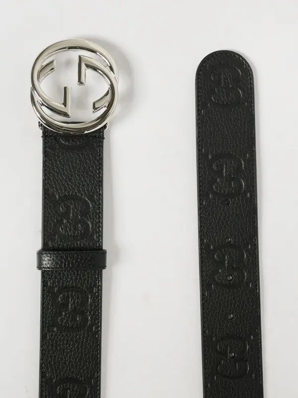 Gucci Embossed Interlocking G Belt