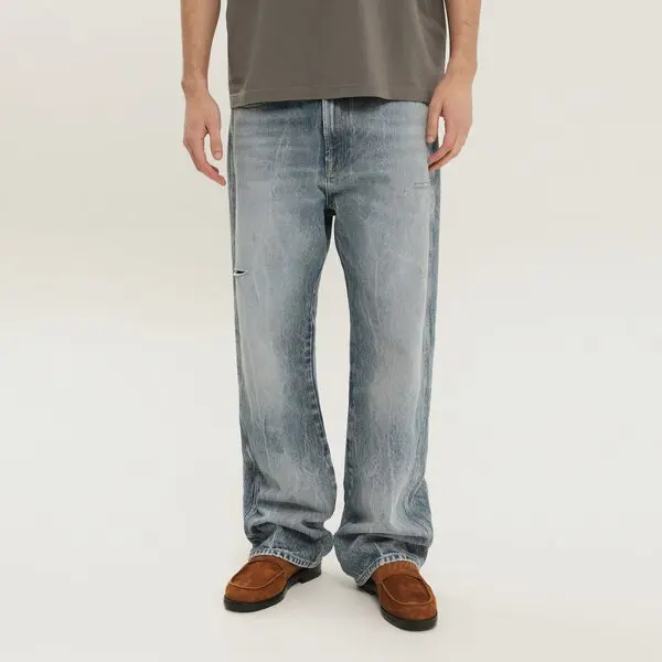 1989 STUDIO Rhodesian Pants In Stone Denim
