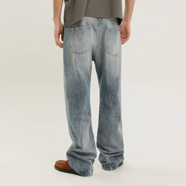 1989 STUDIO Rhodesian Pants In Stone Denim