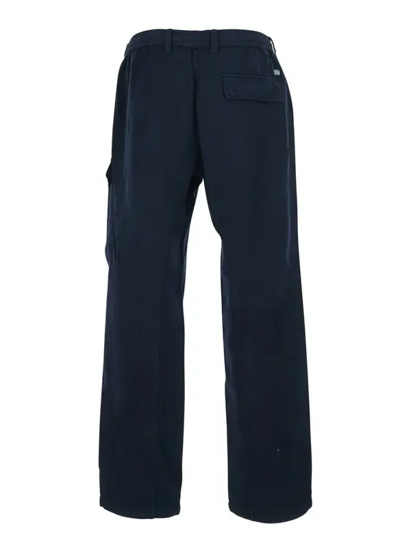 C.P. COMPANY Cotton Linen Blend Cargo Pants - Multicolor