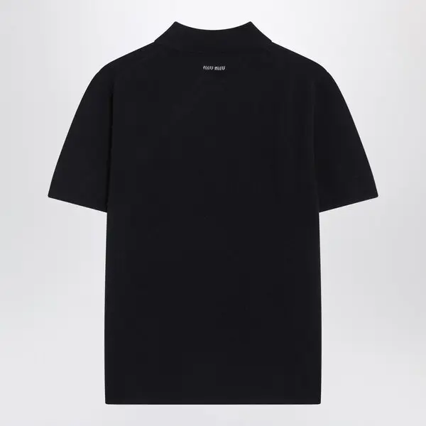 Miu Miu Short Sleeve Cashmere Polo