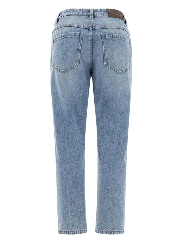 Brunello Cucinelli Straight Leg Denim Pants