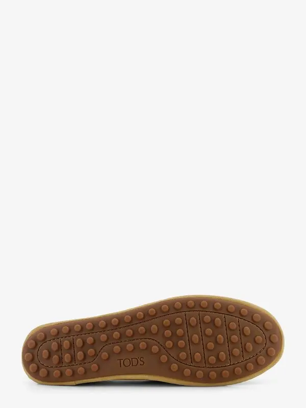 TOD'S Leather Ballerinas With Gomminos Detail - Multicolor