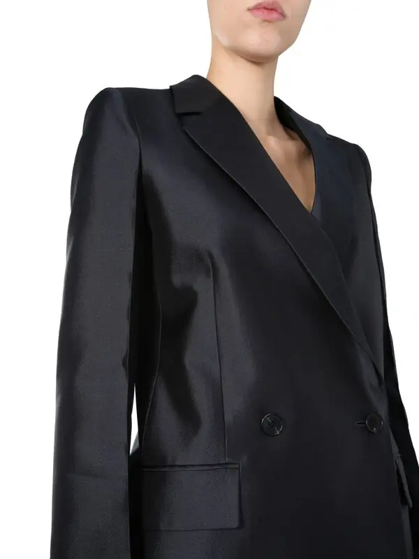 Givenchy Double-breasted Jacket With Mirror Revers - Blue
