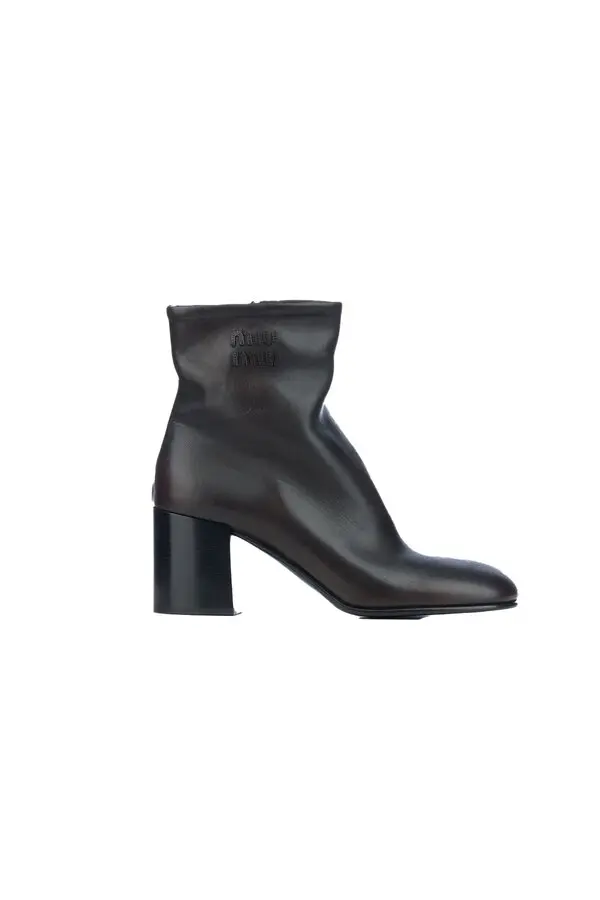 Miu Miu Ankle Boots With Block Heel