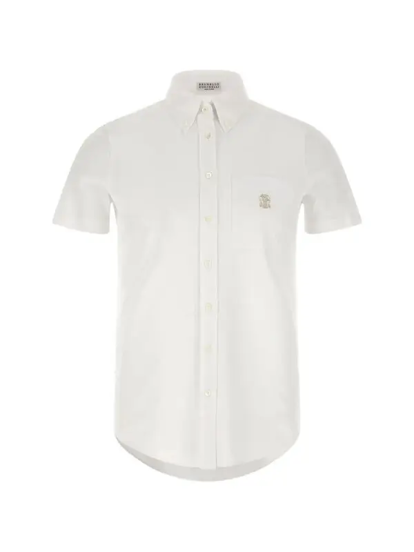 Brunello Cucinelli Short Sleeve Button-up Shirt