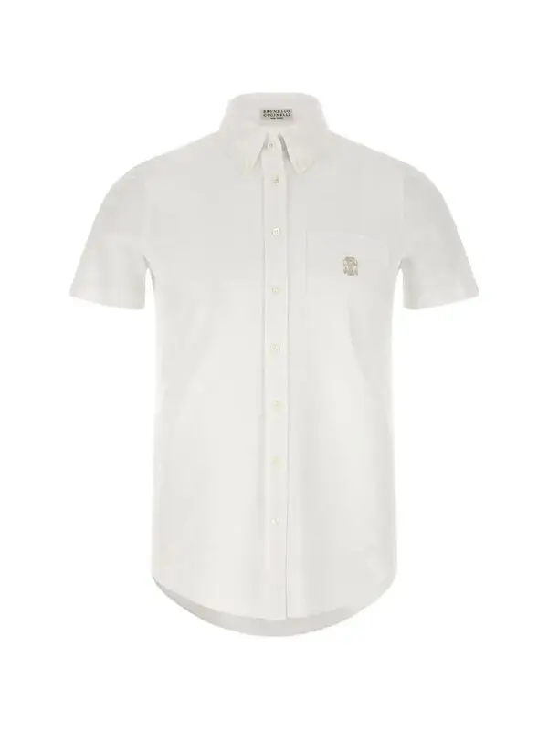 Brunello Cucinelli Short Sleeve Button-up Shirt