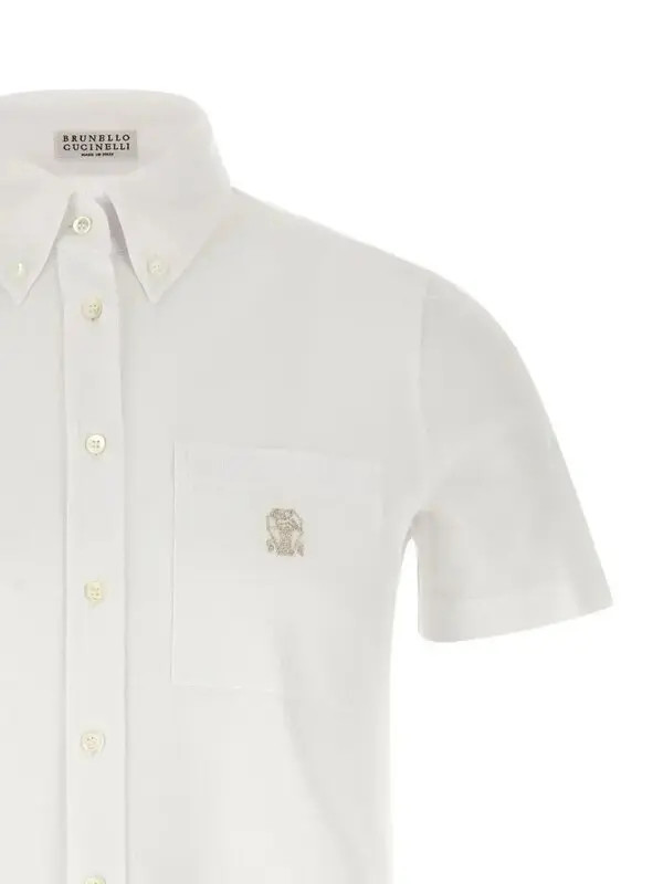 Brunello Cucinelli Short Sleeve Button-up Shirt