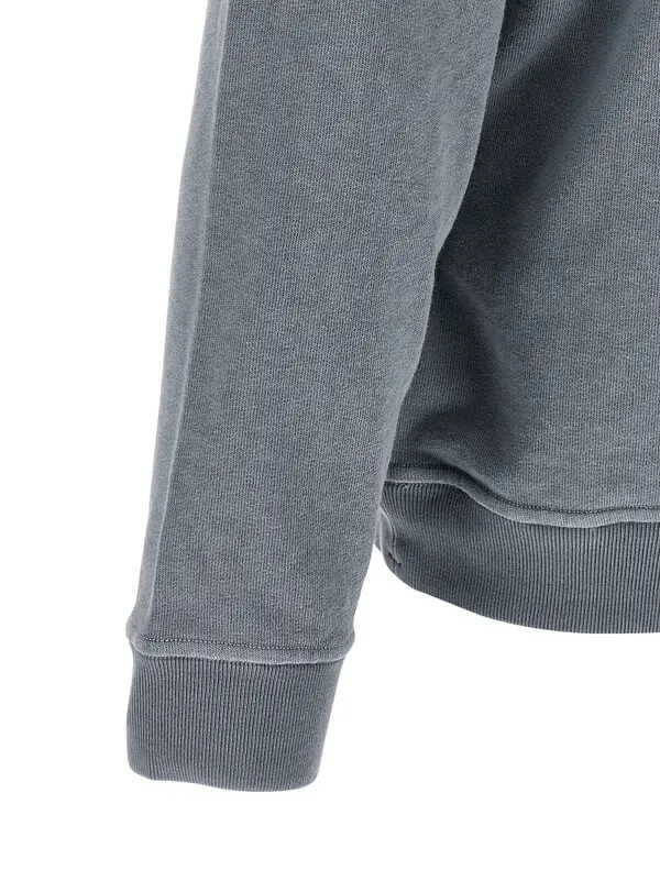 Stone Island Brushed Cotton Sweatshirt - Blue