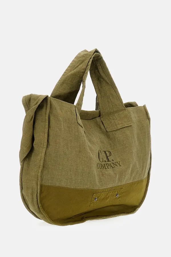 C.P. COMPANY Raffia Shopping Bag - Multicolor