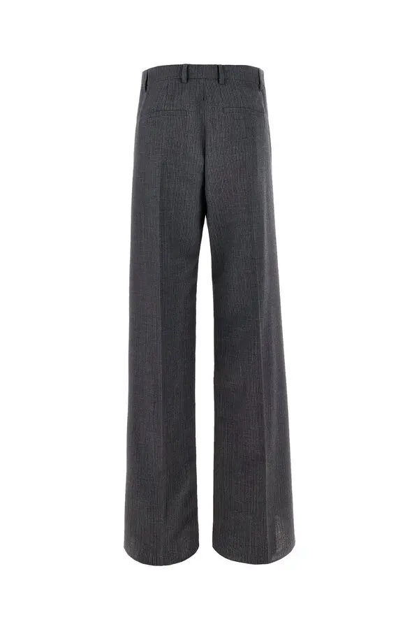 Fendi Striped Wide-leg Trousers