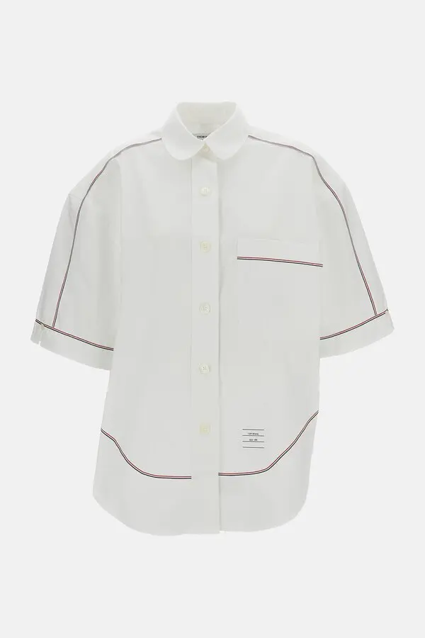 Thom Browne Short Sleeve Oversized Shirt