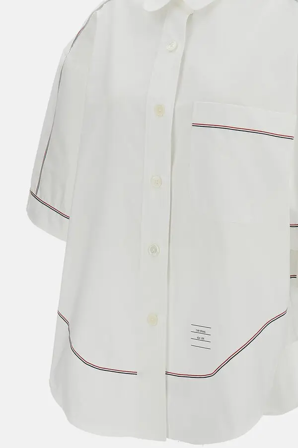 Thom Browne Short Sleeve Oversized Shirt
