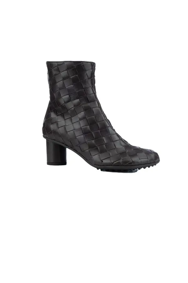Bottega Veneta Woven Ankle Boots