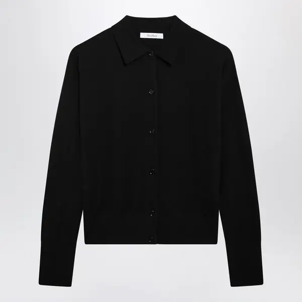 Max Mara Wool-blend Cardigan - Black