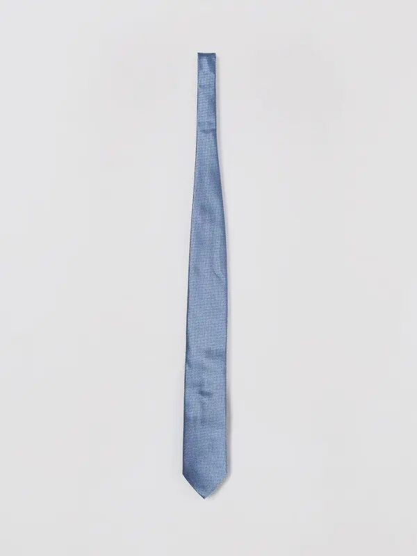 Zegna Mulberry Silk Neck Tie - Blue