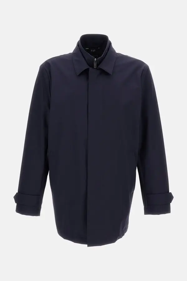 FAY Jersey Stretch Morning Coat - Multicolor
