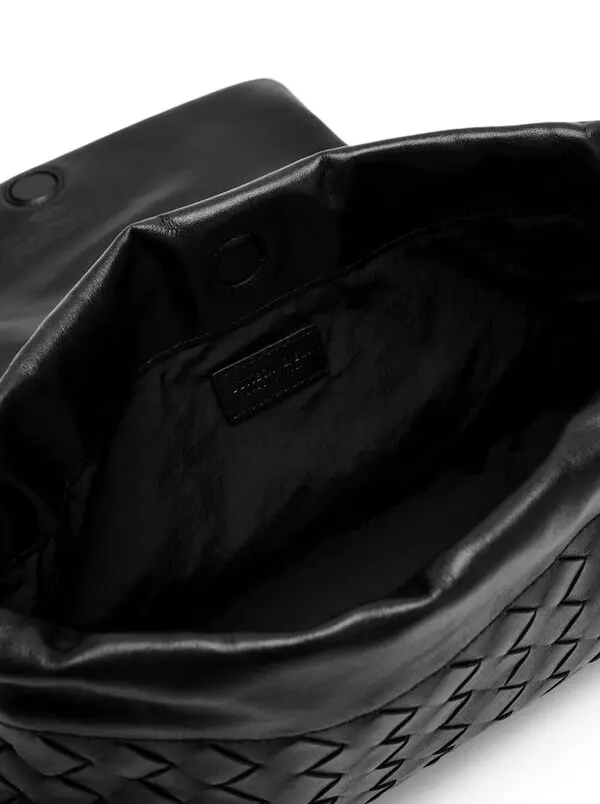 Bottega Veneta Woven Leather Pouch - Black