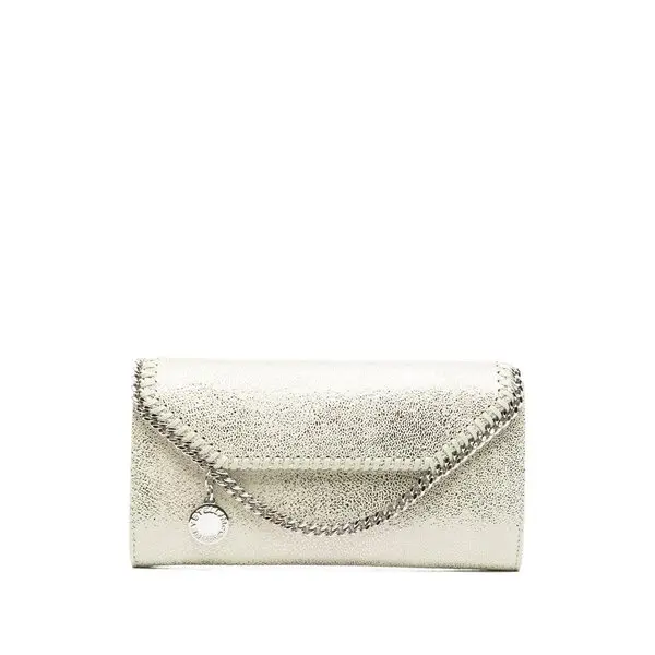 Stella McCartney Grey Clutch Bag With Silver-tone Hardware