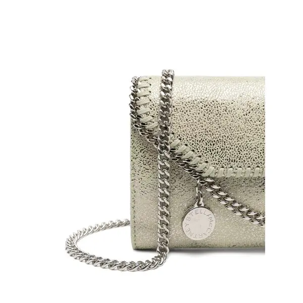 Stella McCartney Grey Clutch Bag With Silver-tone Hardware