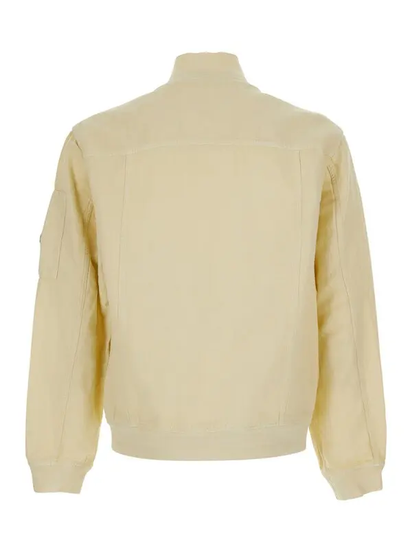 C.P. COMPANY Beige Cotton And Linen Jacket