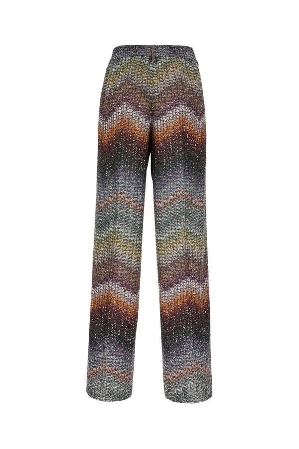 Missoni Zigzag Patterned Trousers - Multicolor