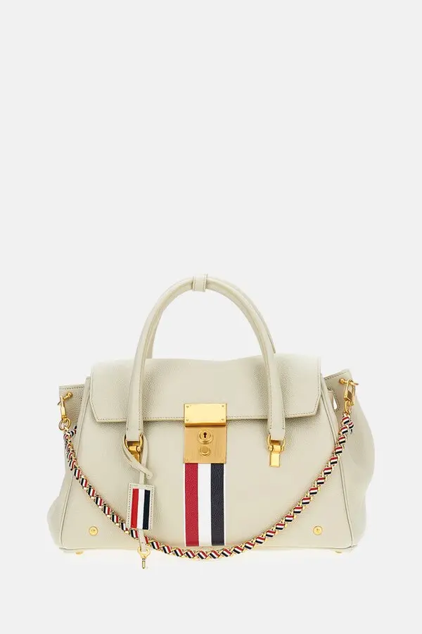 Thom Browne Bolton Bag In Soft Pebble Grain Leather
