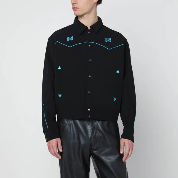 Needles Shirt With Light-blue Embroidery