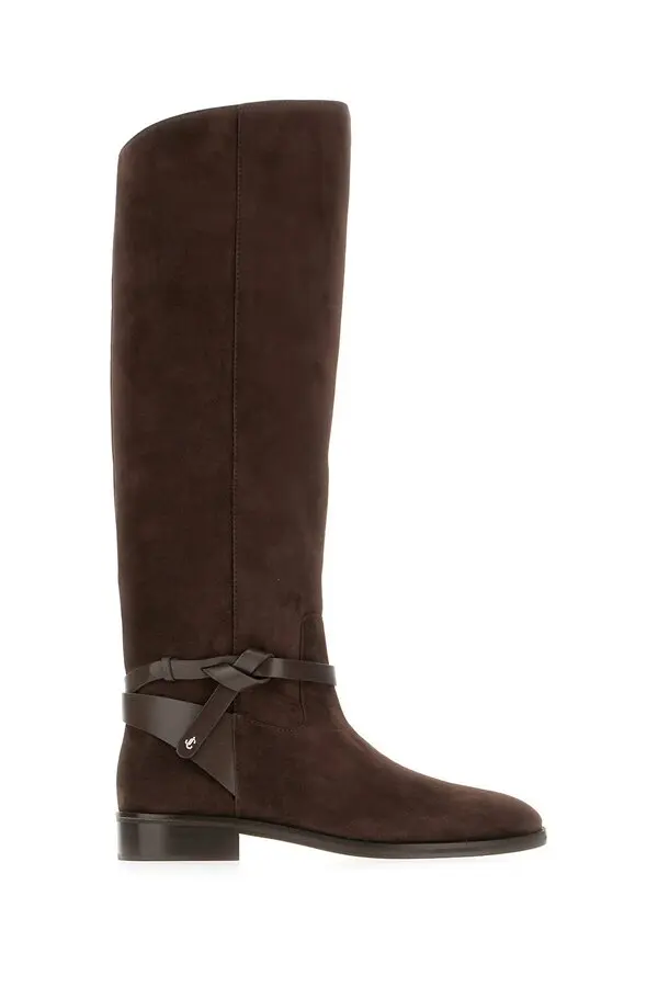 JIMMY CHOO Tall Boots With Bow Detailing - Multicolor