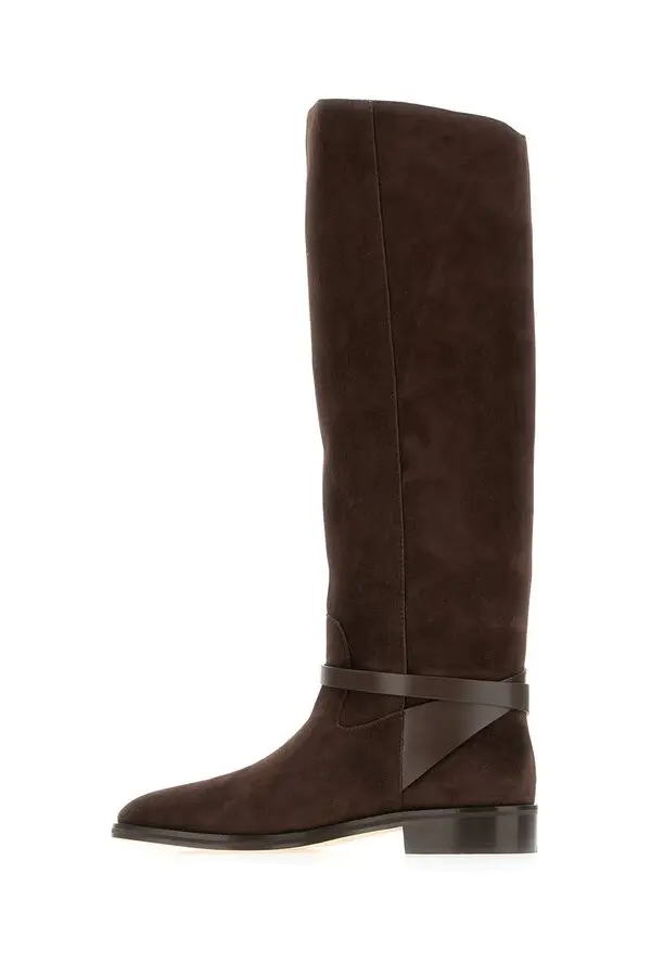 JIMMY CHOO Tall Boots With Bow Detailing - Multicolor