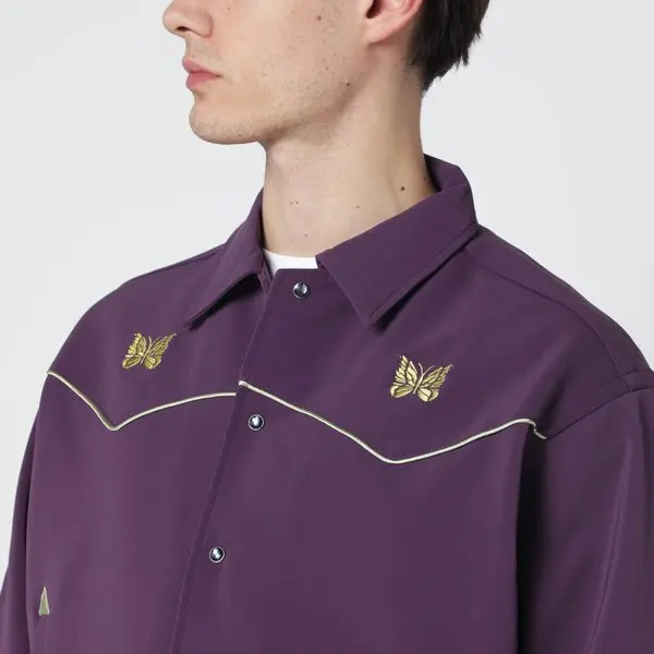 Needles Shirt With Yellow Embroidery