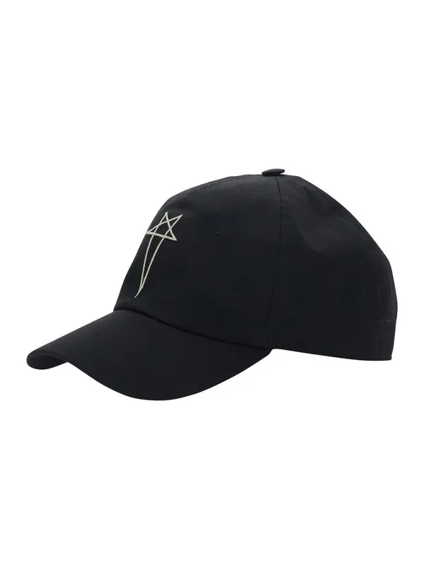 Rick Owens Embroidered Cotton Baseball Cap - Multicolor