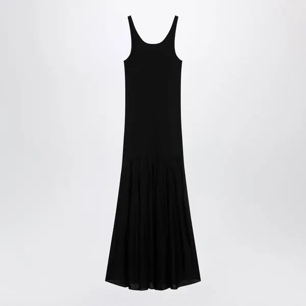 TOTEME Sleeveless Paneled Viscose Knit Maxi Dress