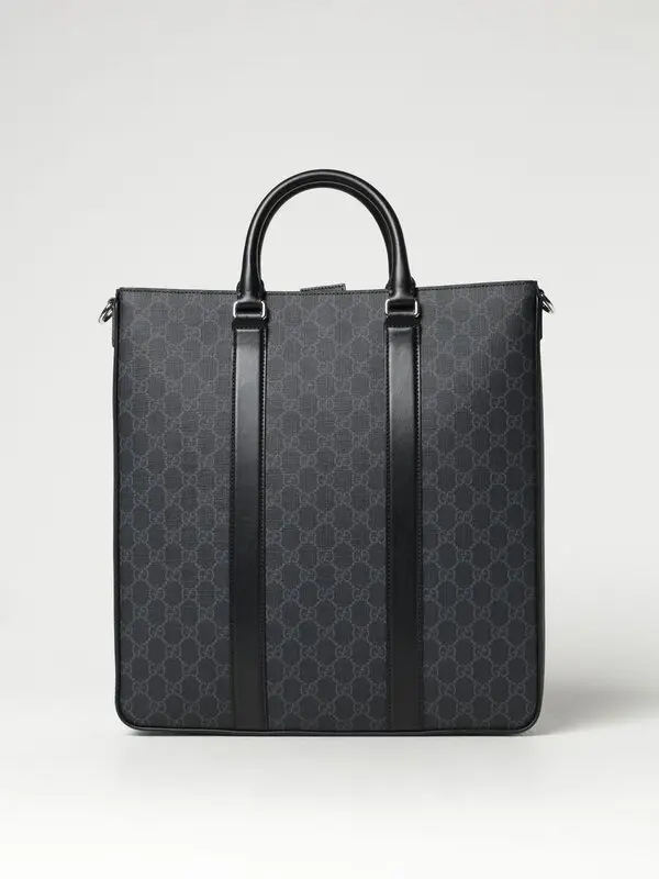Gucci Monogram Shoulder Bag - Black