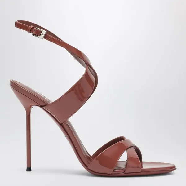 Paris Texas Lidia Sandals In Desert Rose Patent Leather - Pink
