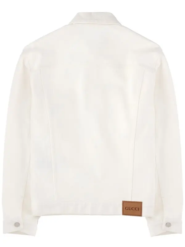 Gucci Denim Jacket With Horsebit Detail