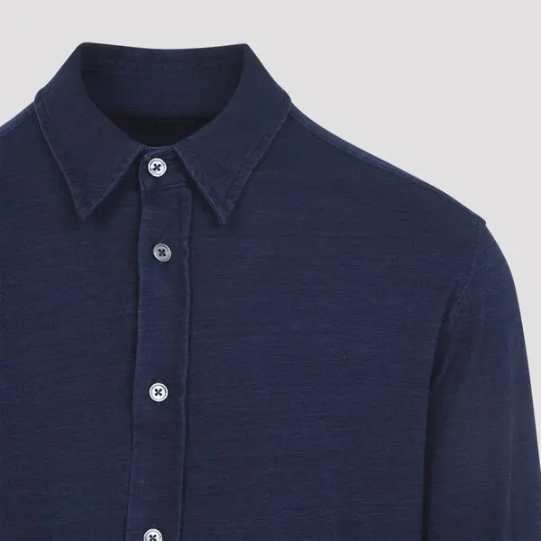 TOM FORD Long Sleeves Shirt - Blue