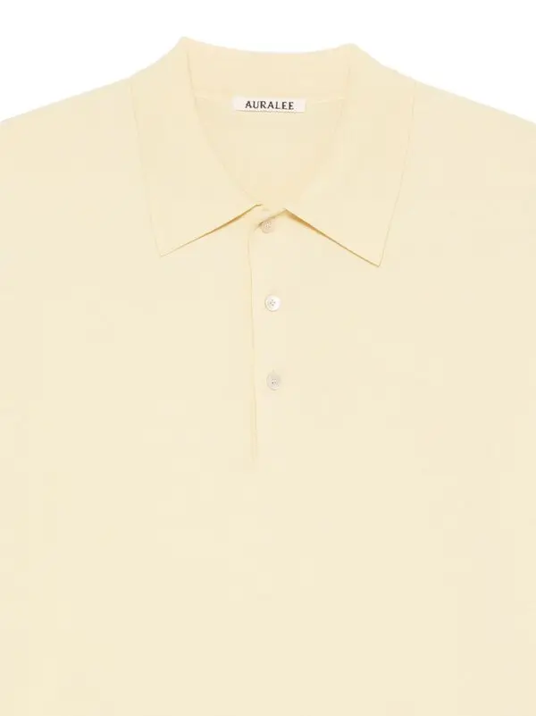 Auralee Cotton Polo Shirt