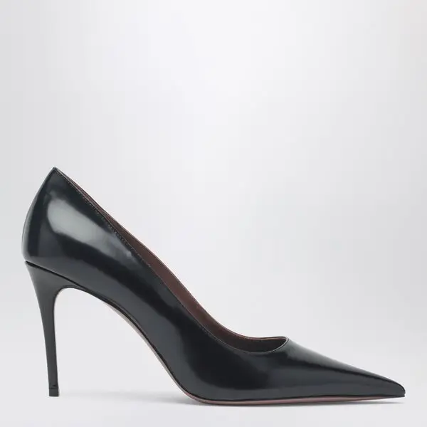 Paris Texas Vera 85 Leather Pumps - Black
