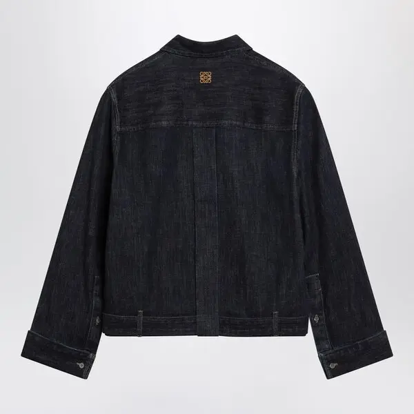 Loewe Draped Denim Shirt - Blue