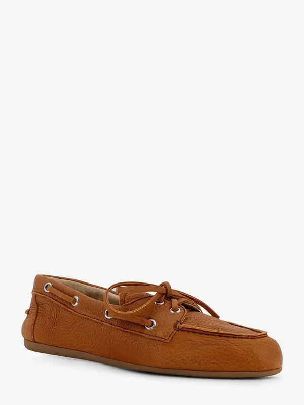 Miu Miu Vintage Effect Leather Loafers - Multicolor
